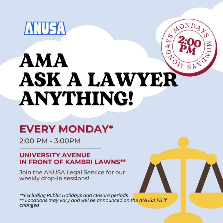 Legal – Australian National University Students Association
